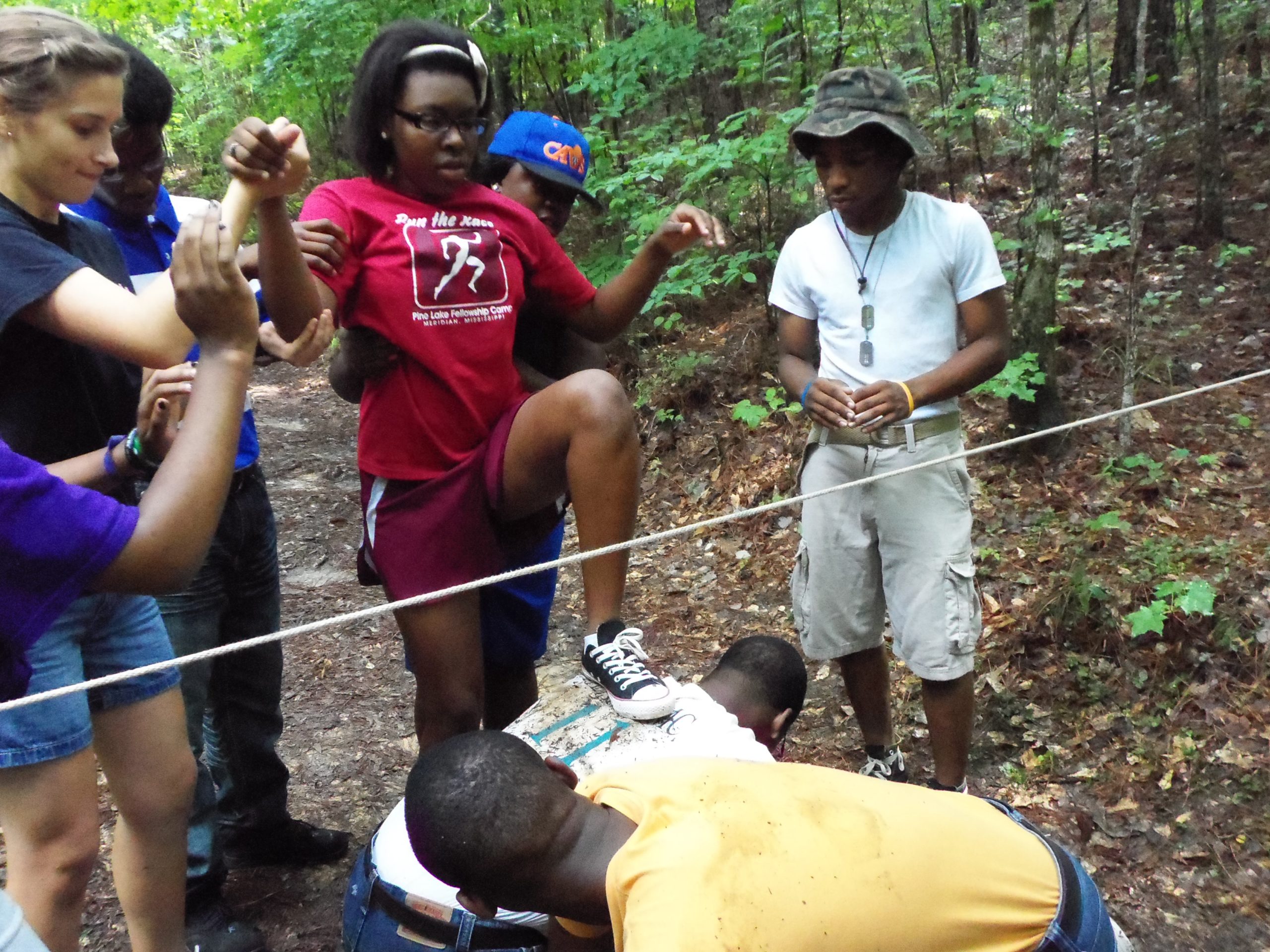 Low Ropes Course - Pine Lake Fellowship Camp